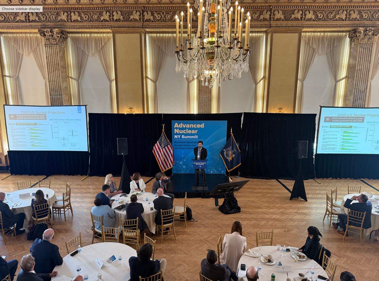 Discussing the future of advanced nuclear energy in New York