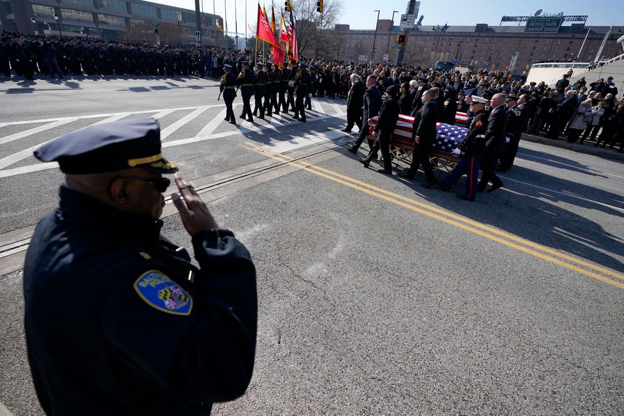 Thousands honor fallen Baltimore firefighters at memorial