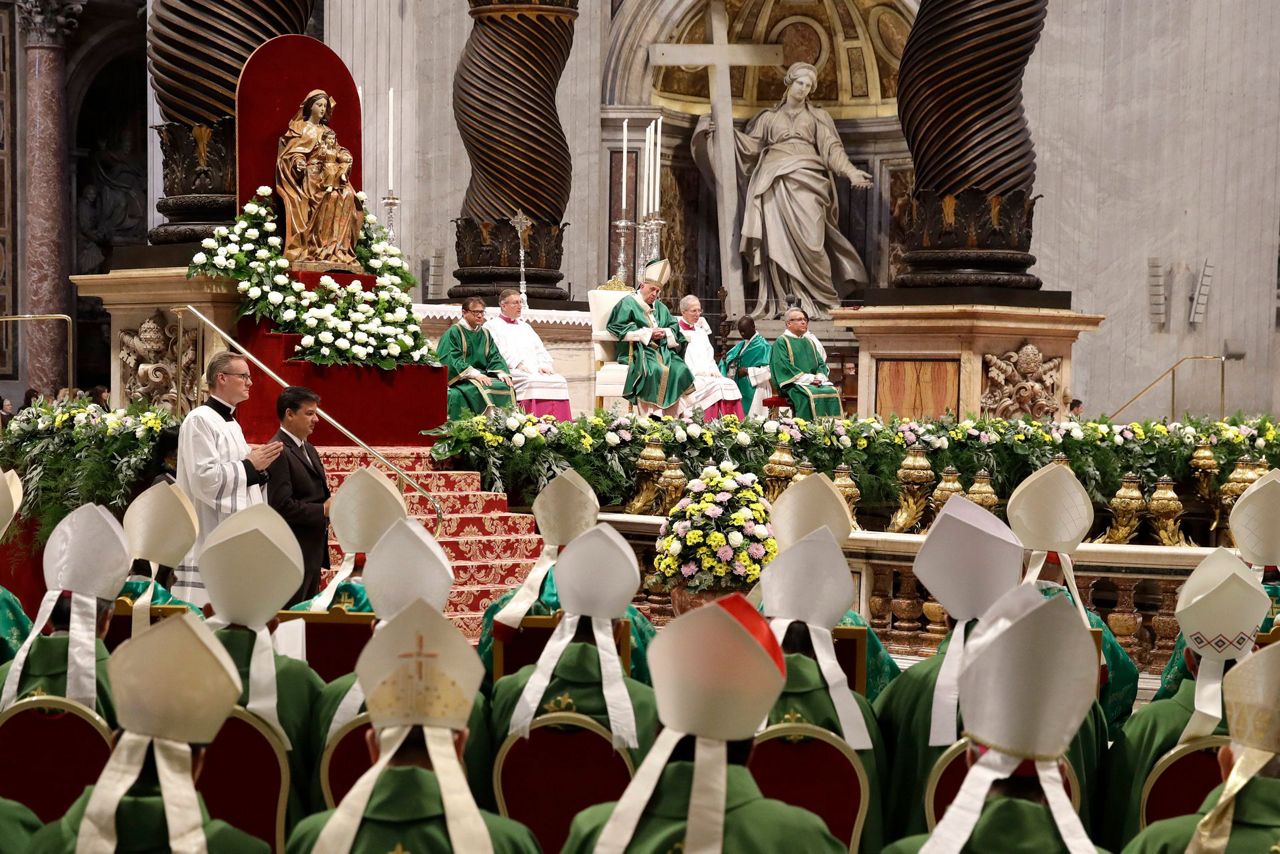 After their call for married priests, pope thanks bishops