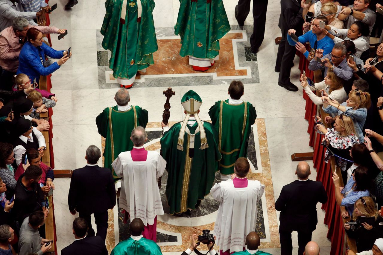 After their call for married priests, pope thanks bishops