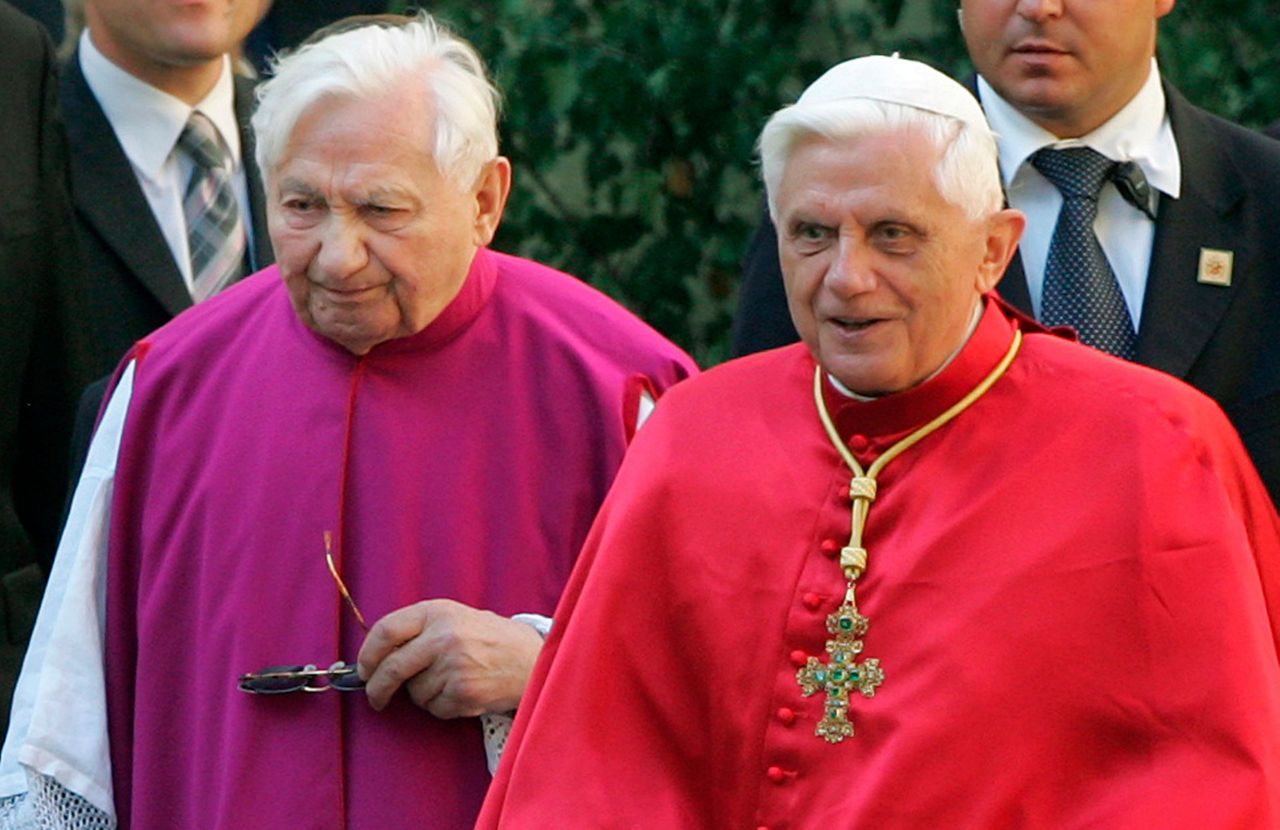 Emeritus Pope Benedict in Germany to be with brother