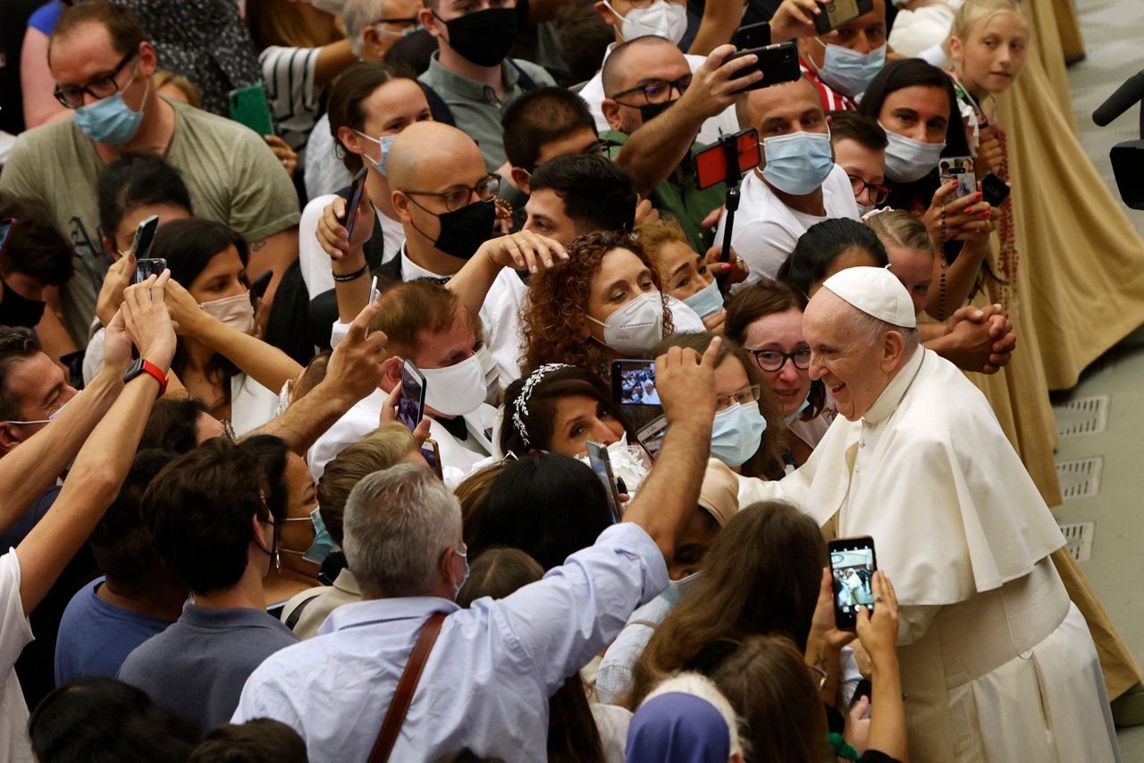 Heaven can wait, maybe, but not a phone call for the pope