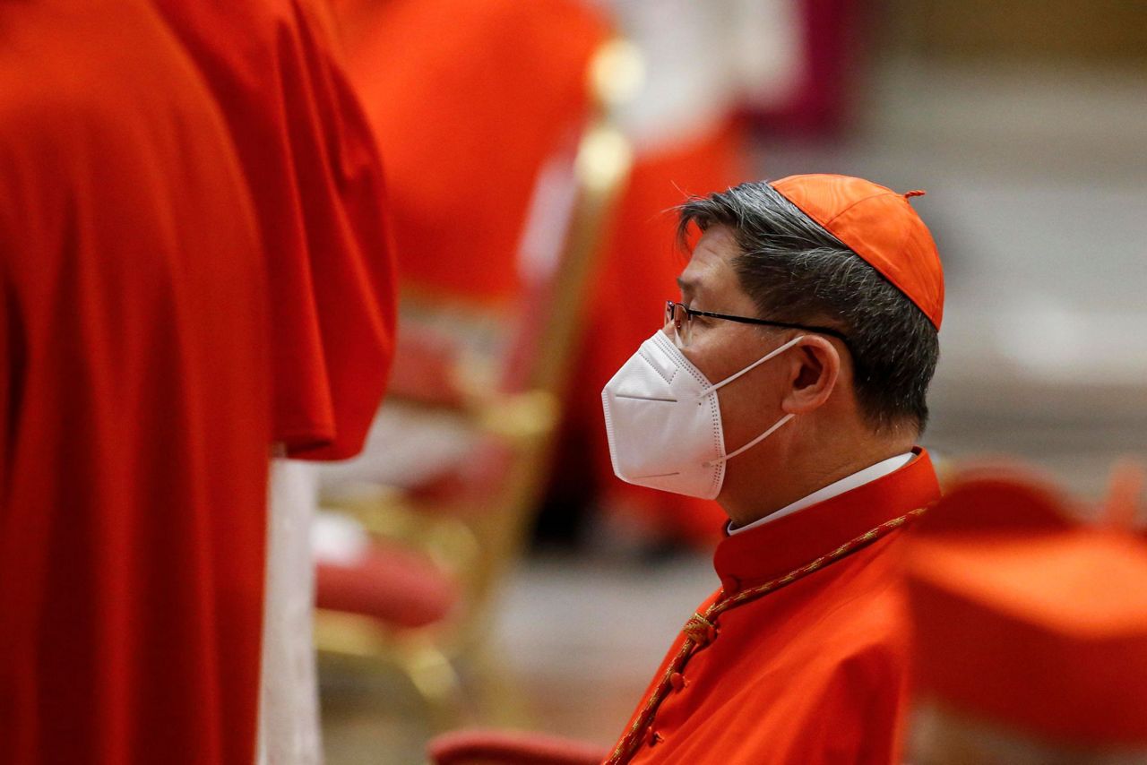 Pope elevating 13 new cardinals in ceremony marked by COVID