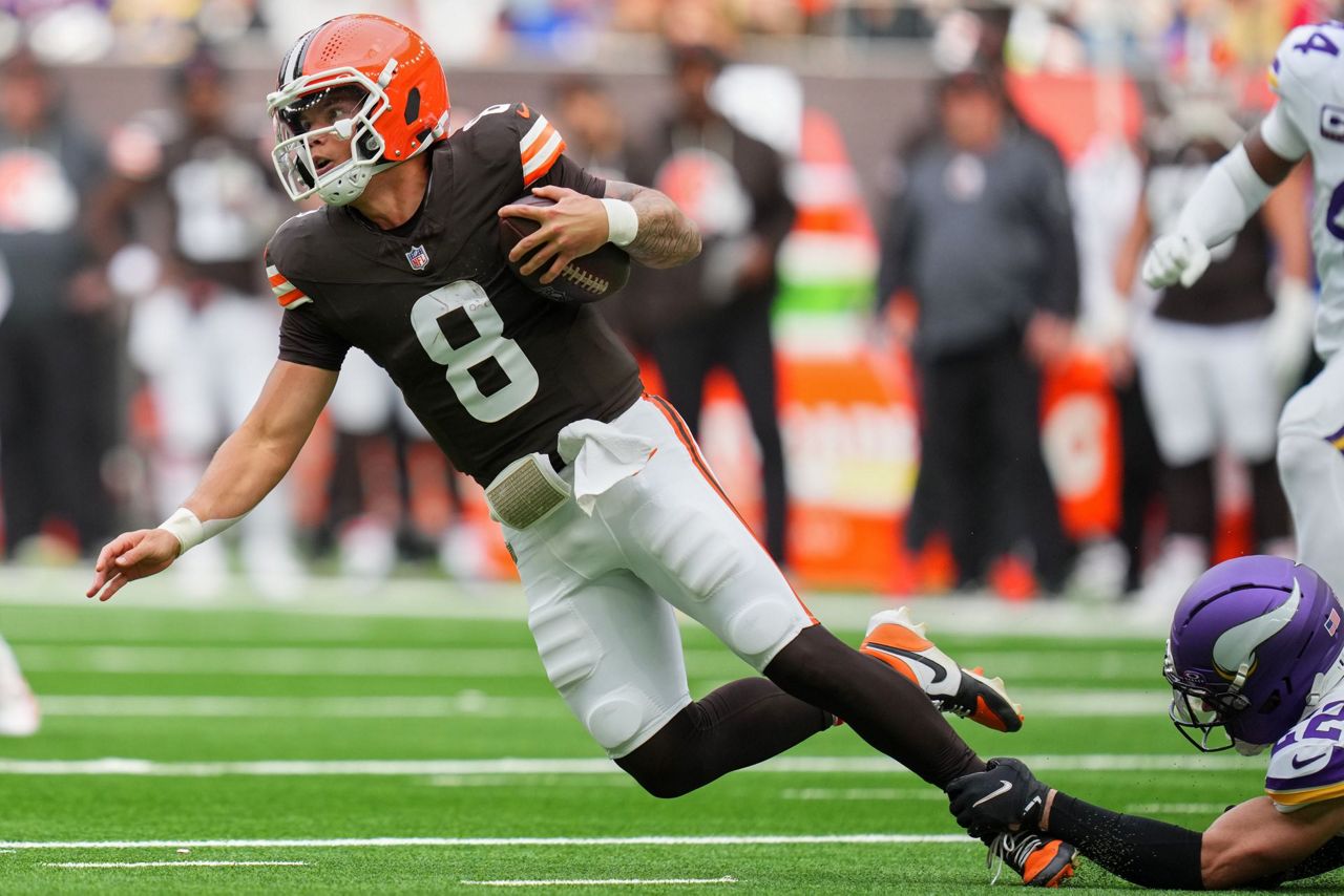 Dillon Gabriel leads two scoring drives as Browns lead Vikings in ...