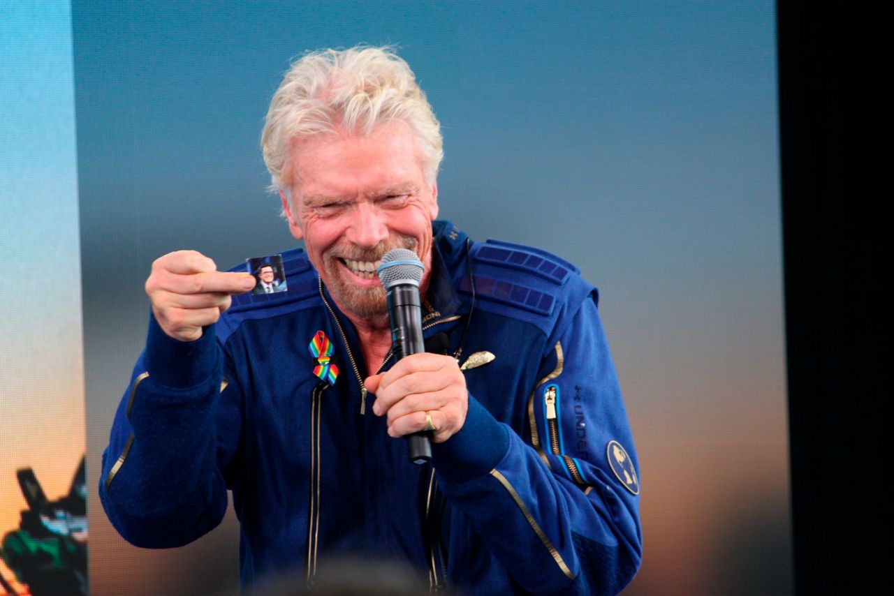 Virgin Galactic's Richard Branson flying own rocket to space