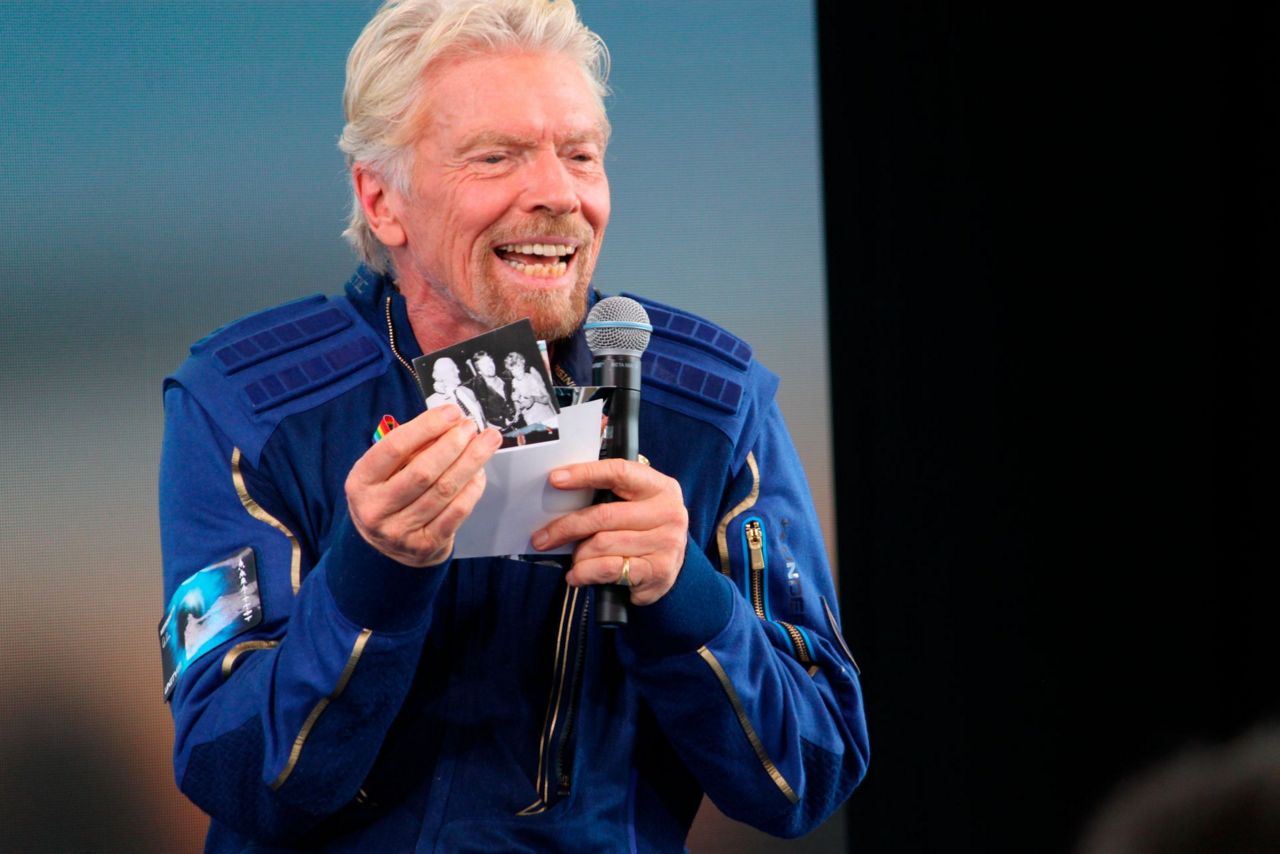 Virgin Galactic's Richard Branson flying own rocket to space