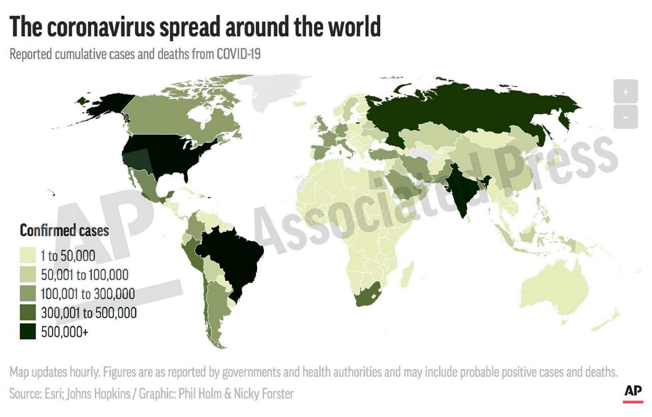 EU sets $2.1T virus aid plan, US deal at risk as cases soar