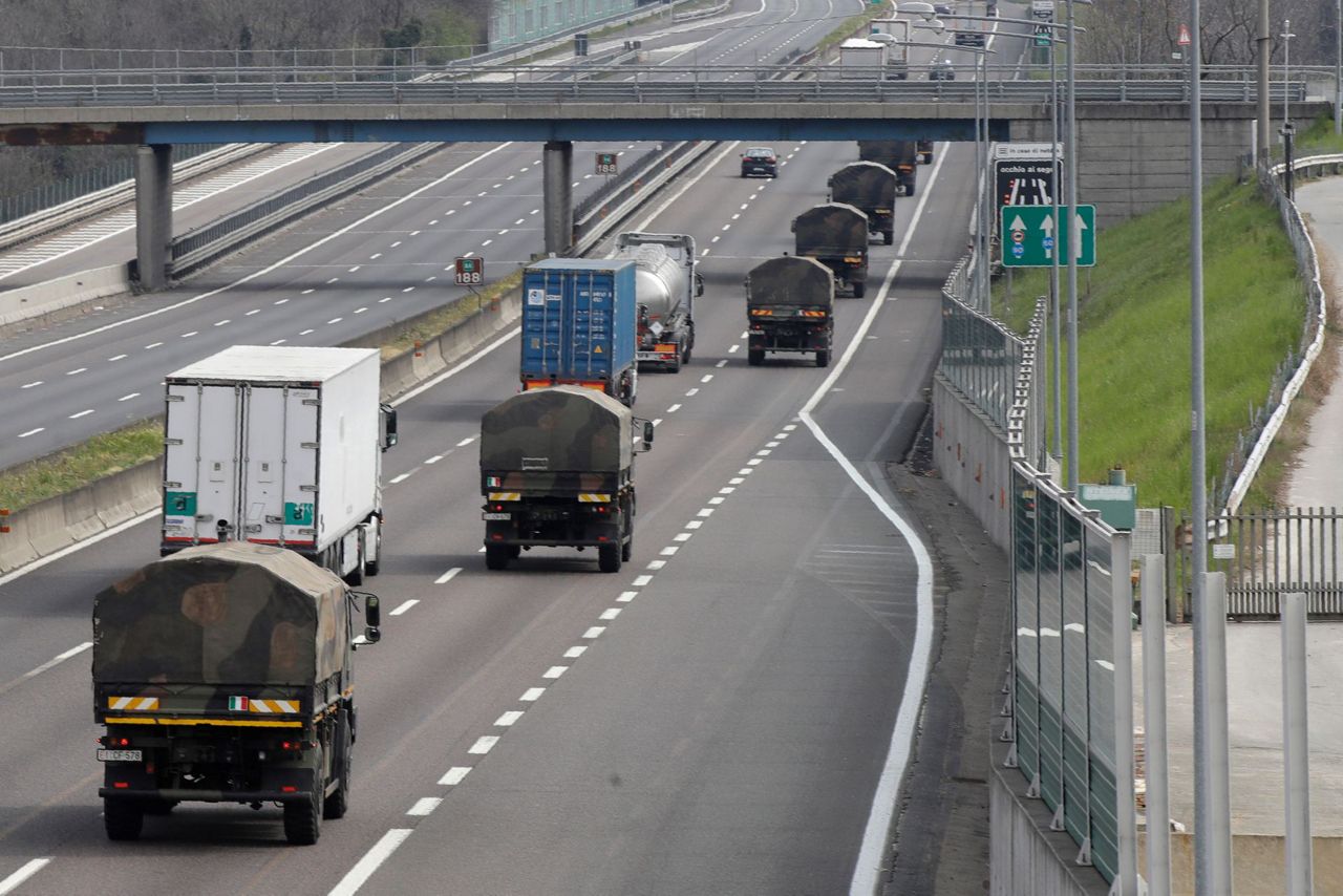Italy honors COVID dead on Bergamo army convoy anniversary