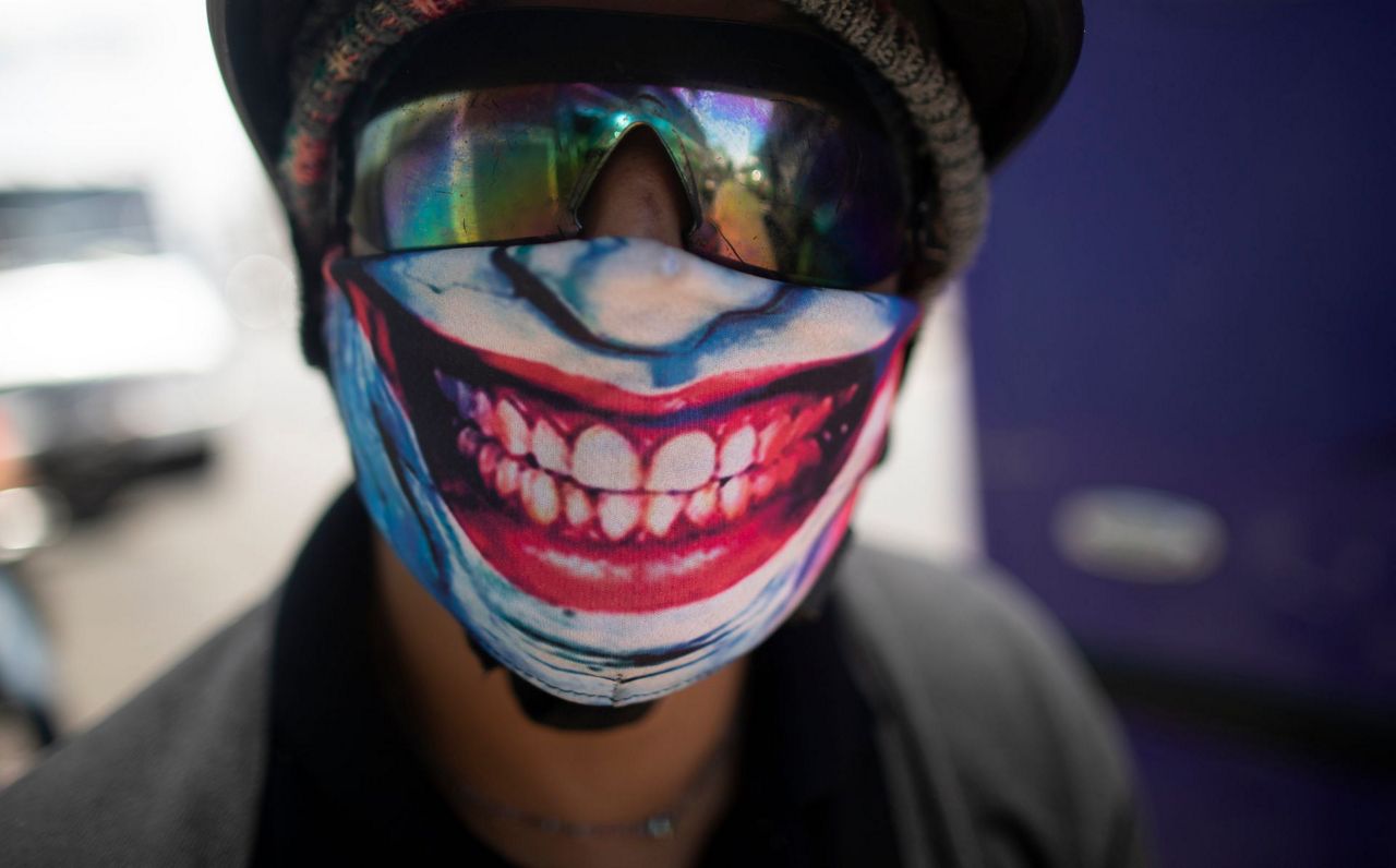 In Latin America, face masks become a form of expression