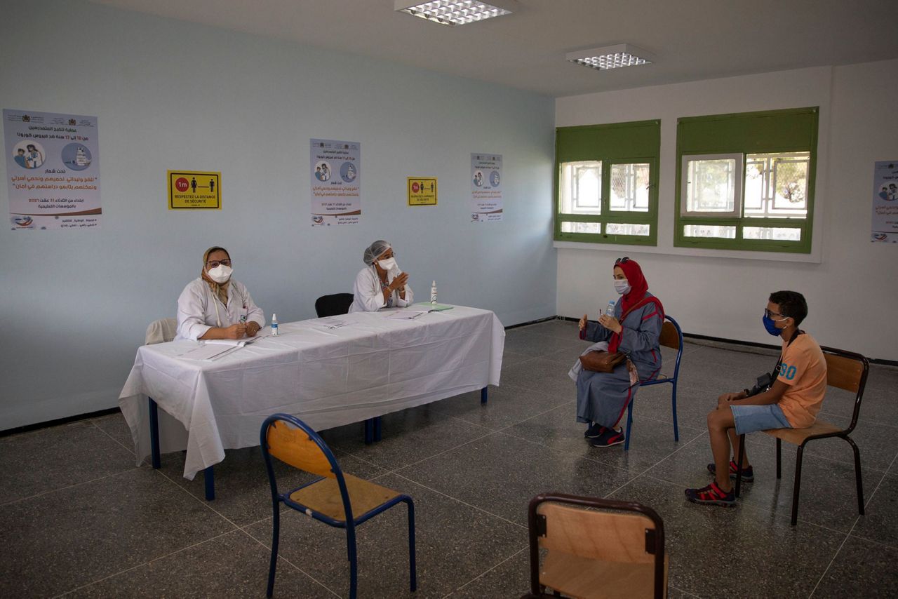 Morocco starts vaccinating children ages 12 to 17