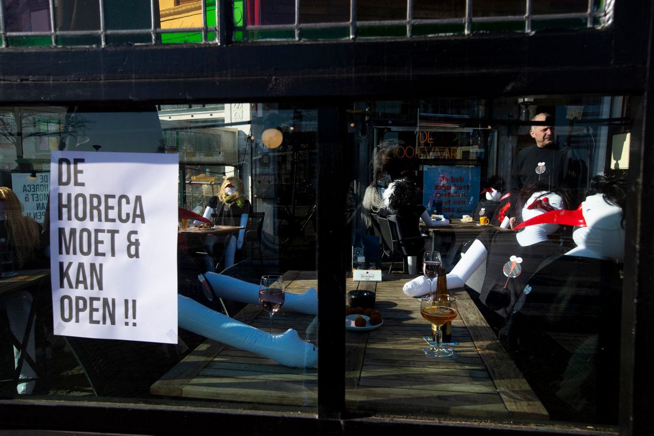 Dutch Bar Owners Sex Workers Protest Against Virus Lockdown