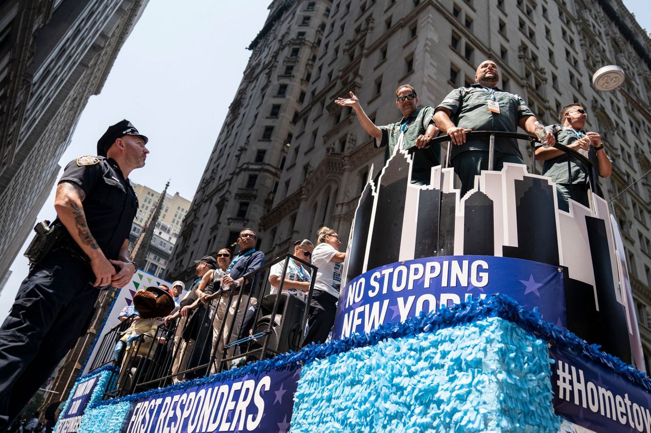 NYC honors essential workers at parade up Canyon of Heroes