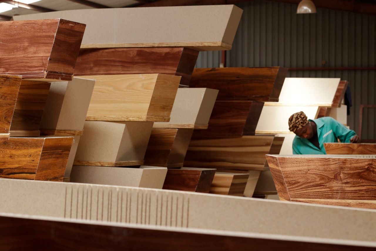 South African coffin-maker saw COVID-19 at work and at home