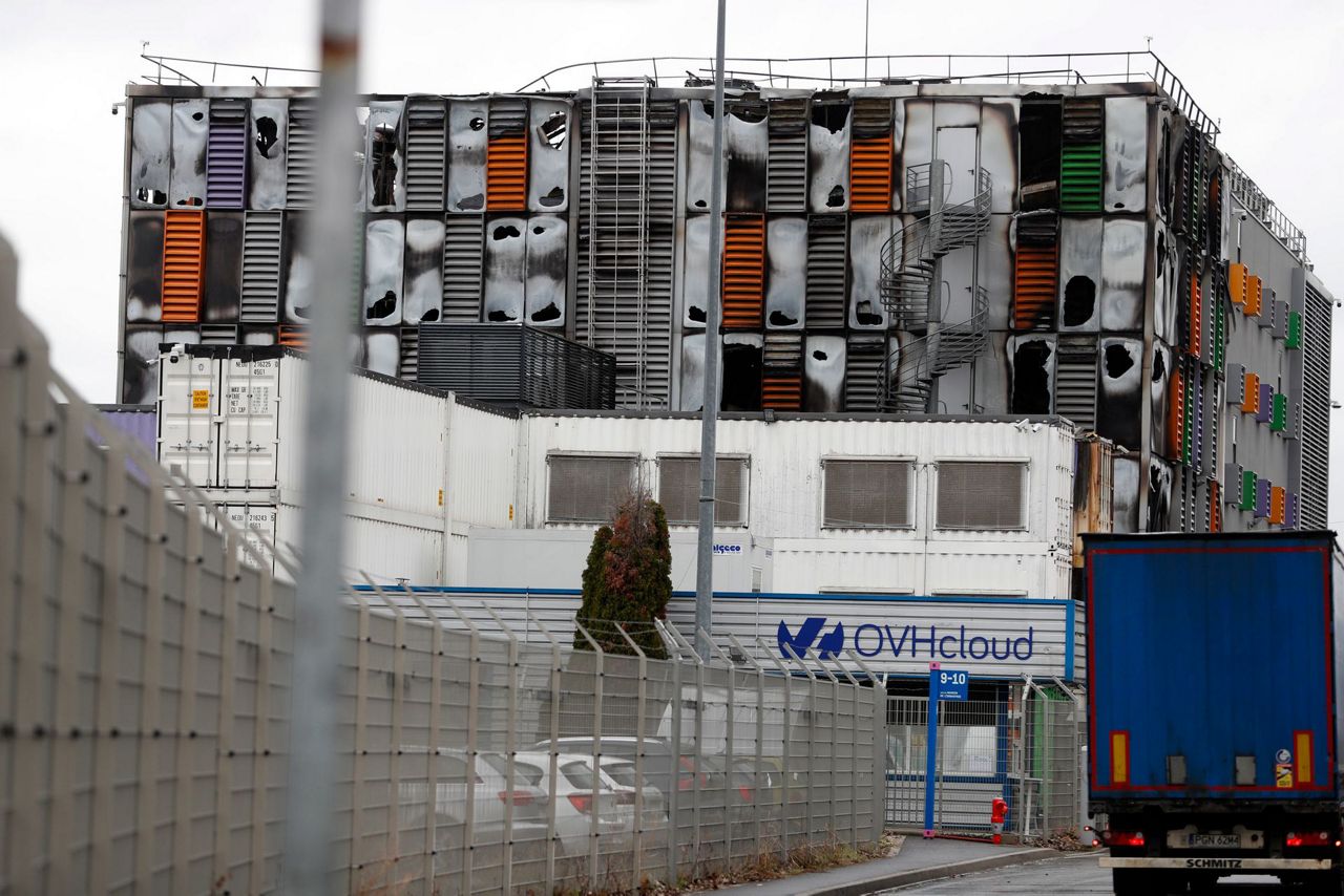 Fire at French cloud computing firm disrupts websites