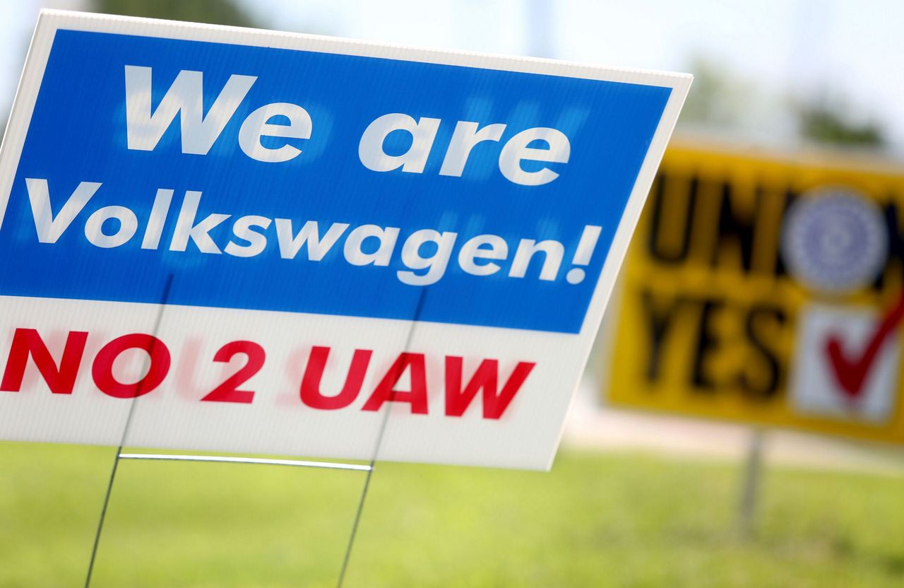 Tennessee Volkswagen plant to finish unionization vote