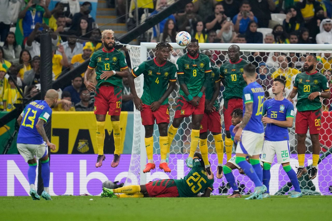 Cameroon beats Brazil 1-0 in final group game at World Cup