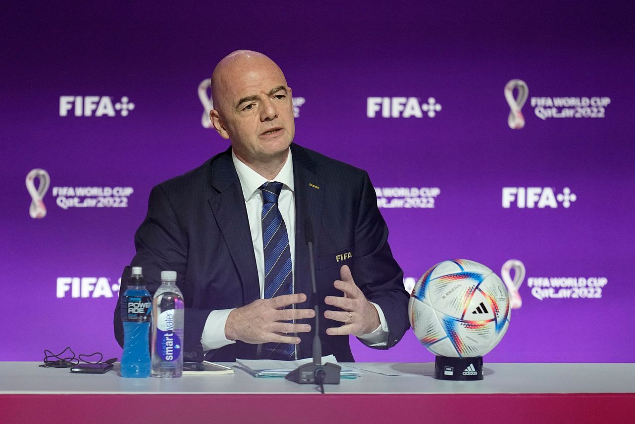 Infantino says double standard behind World Cup critics