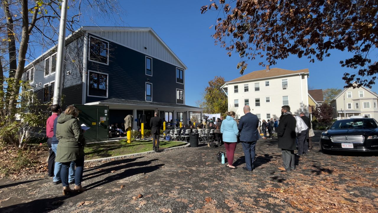 Worcester celebrates new housing units for the homeless