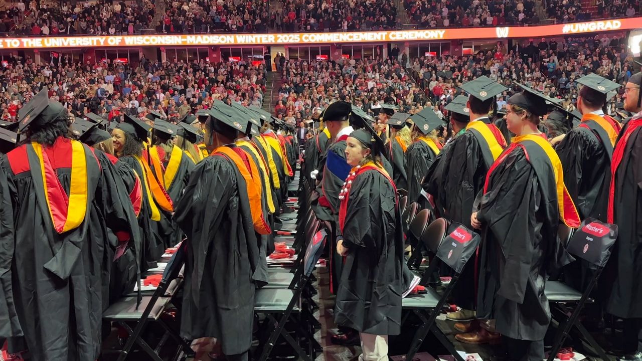 UW-Madison students graduate in Winter Commencement