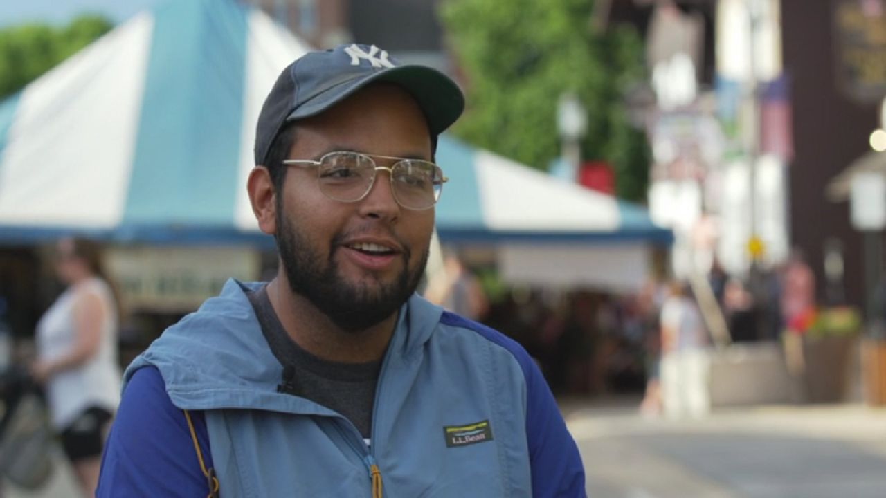 Aaron Cornelio visits New Glarus for the first time
