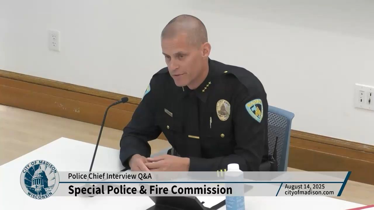Interviews with 3 finalists for Madison Police Chief