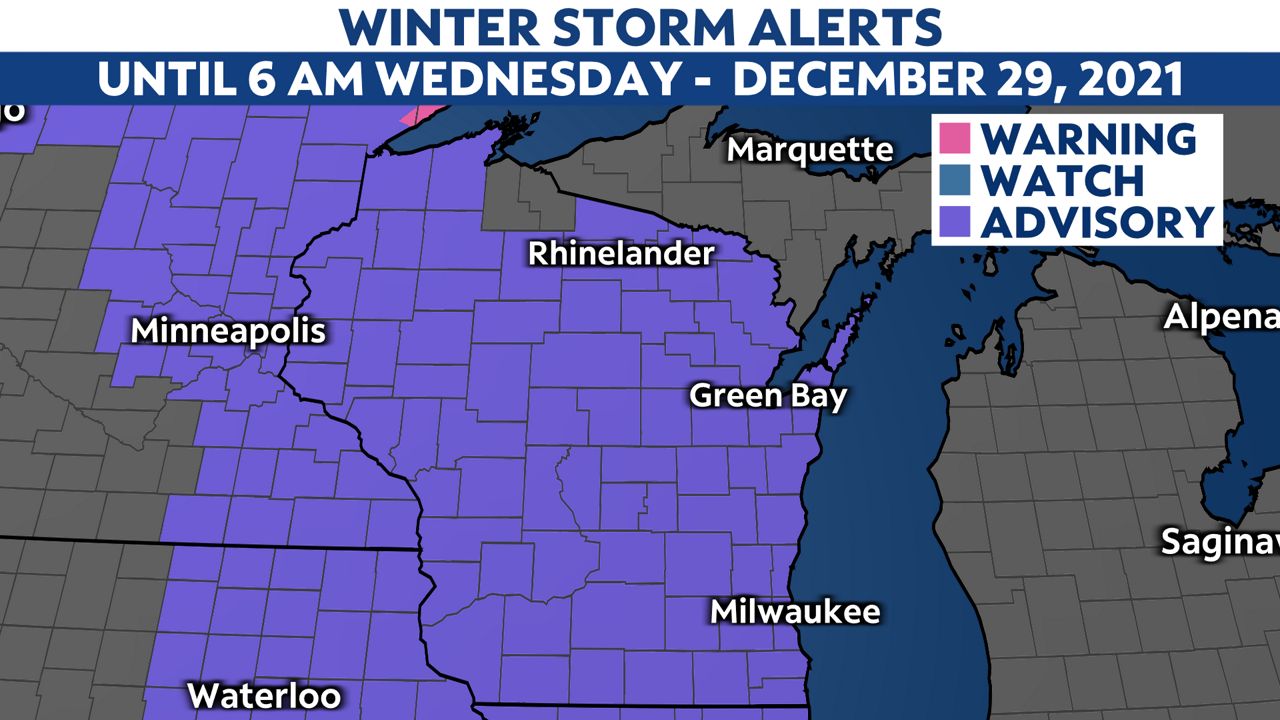 Another winter storms hits Wisconsin today