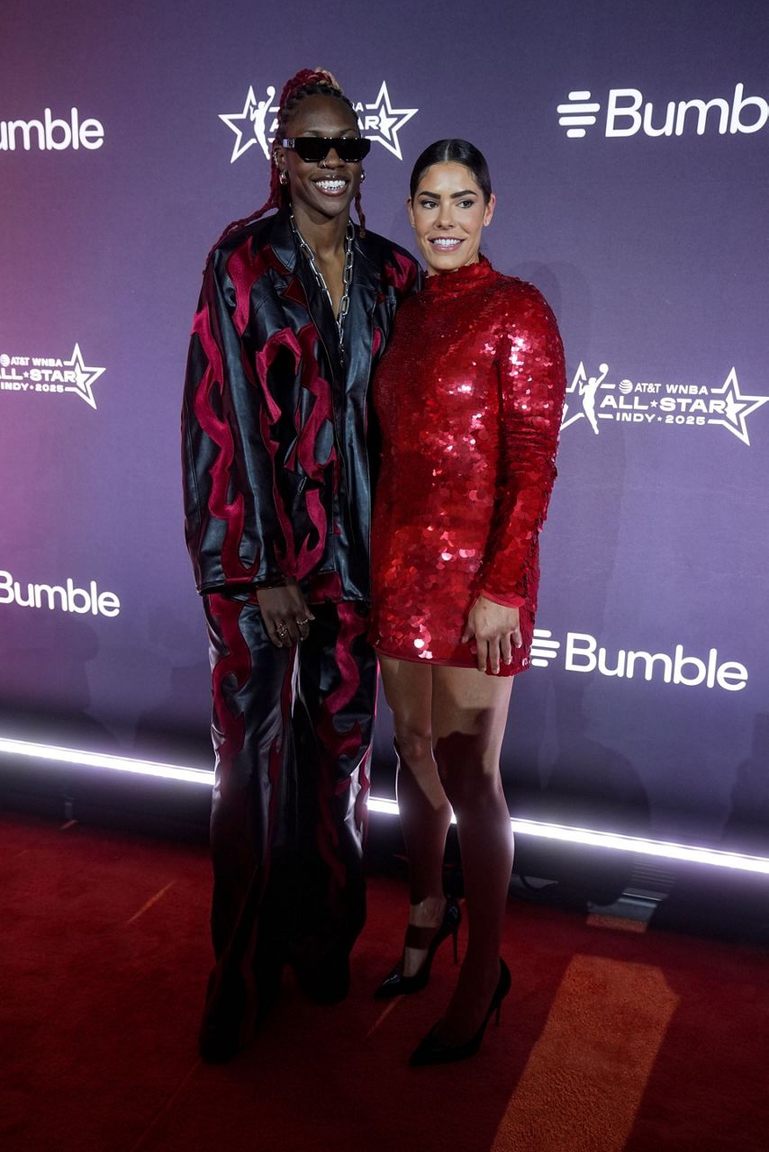 WNBA All-Stars dazzle fans with stunning fashion on the Orange Carpet