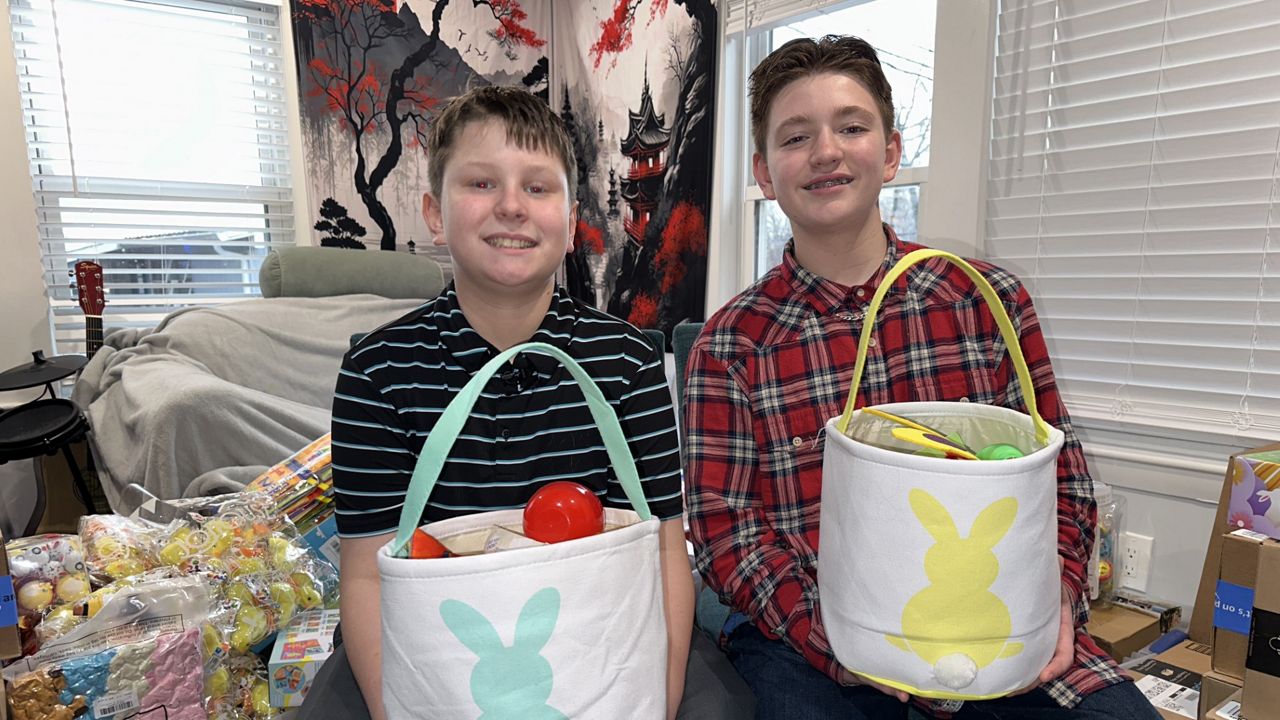 Worcester student makes Easter baskets for homeless children