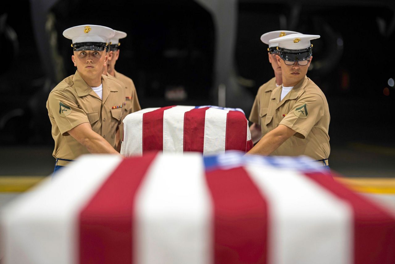 US military brings back remains from World War II battle