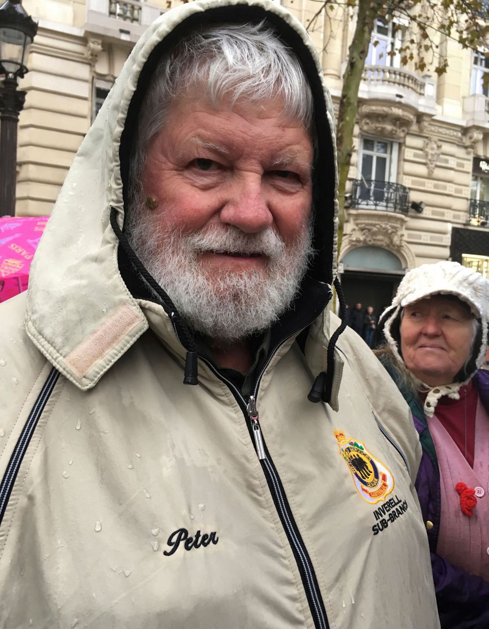 Australian man honors father maimed in WWI, other soldiers