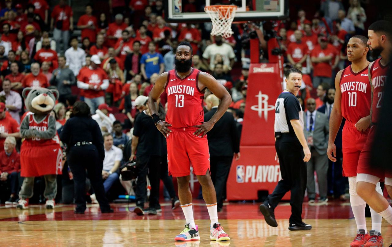 Curry, short-handed Warriors knock out Rockets in Game 6