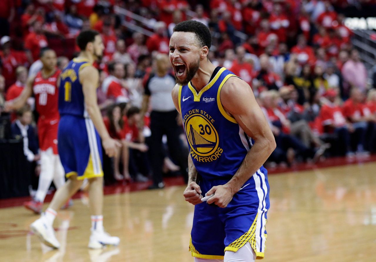 Curry, short-handed Warriors knock out Rockets in Game 6