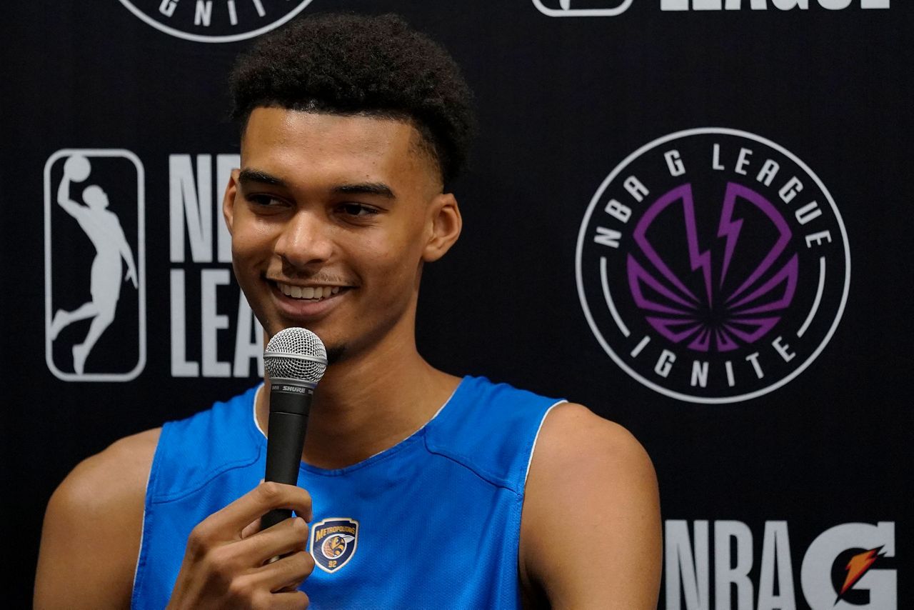 French star Wembanyama set for his first taste of NBA life