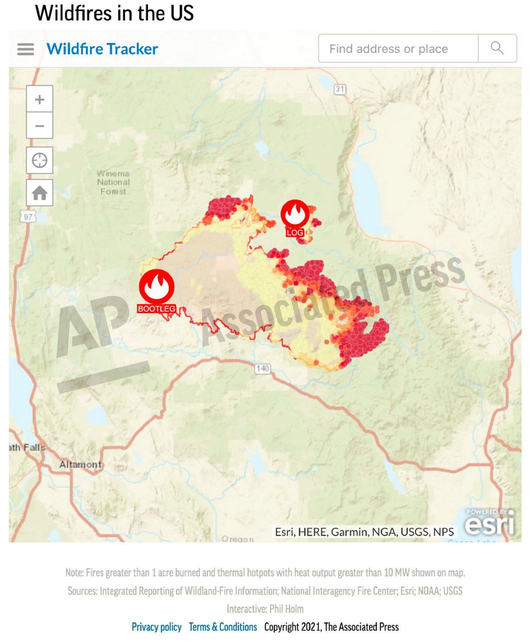Dangerous conditions complicate wildfire fight in western US