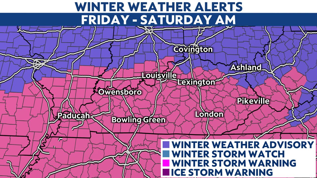 Our next winter storm to impact the area Friday