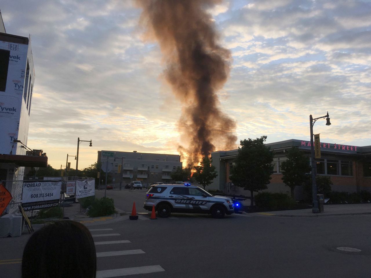 Explosion rocks Wisconsin town after natural gas main struck