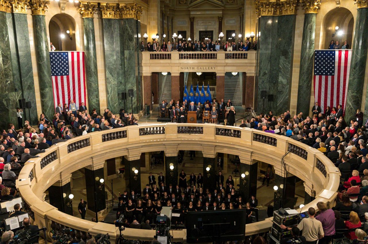 Evers set to be sworn in as Wisconsin's 46th governor