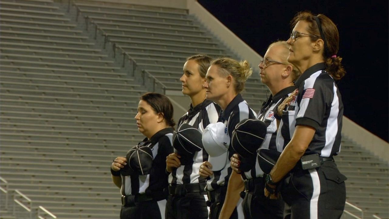 All-female officiating team make history