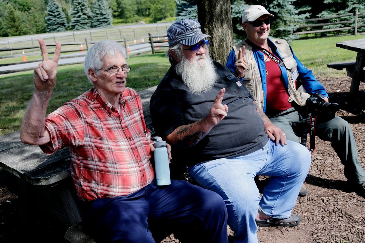 Groovy: Woodstock fans flock to concert site for anniversary
