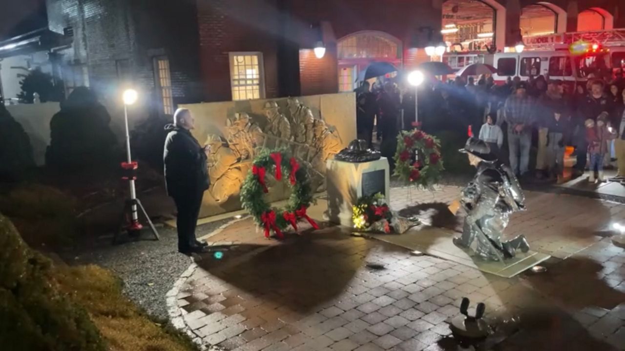 Worcester FD holds remembrance ceremony for Worcester Six