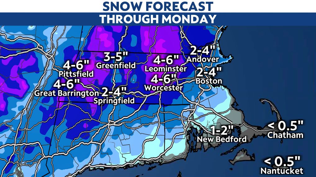 Winter storm set to impact the Massachusetts