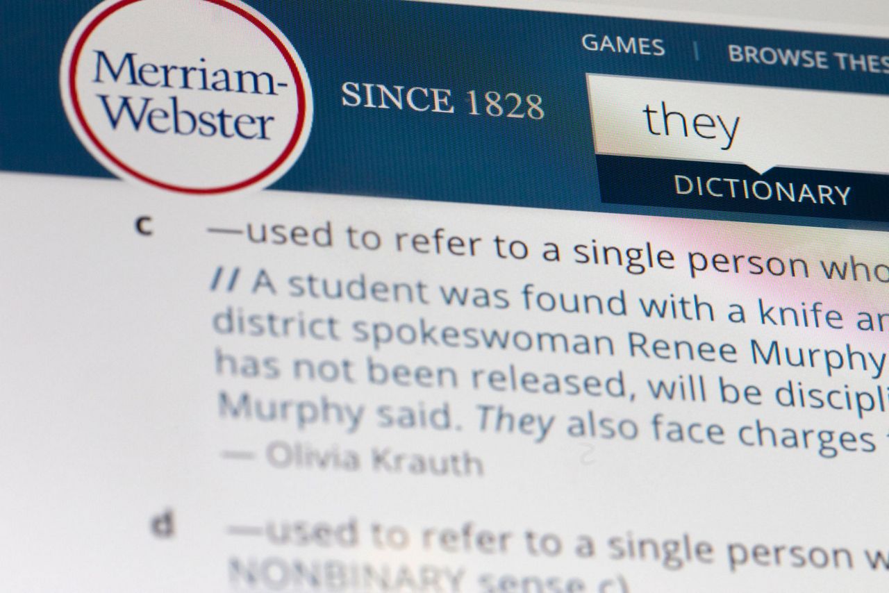 Merriam-Webster declares 'they' its 2019 word of the year