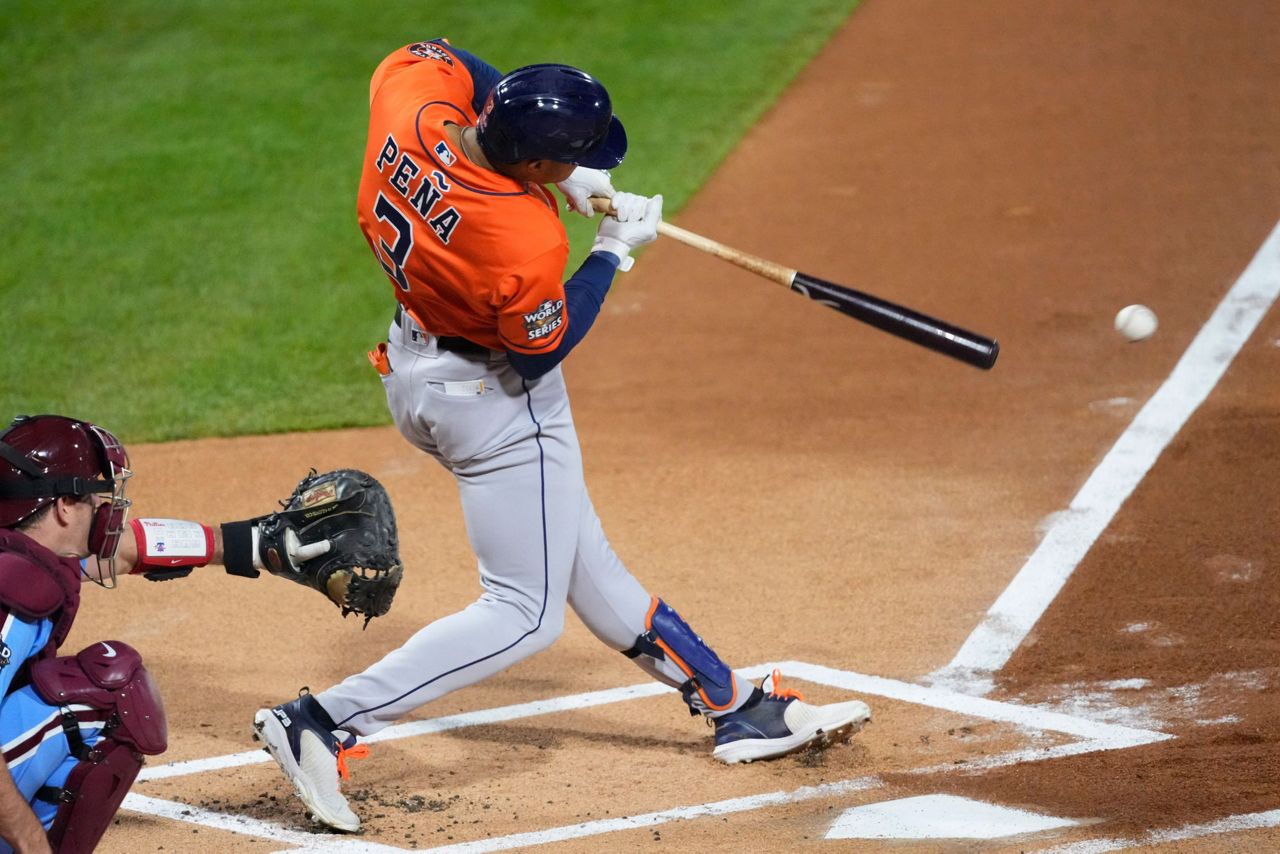 Astros rookie star Peña delivers again in World Series win