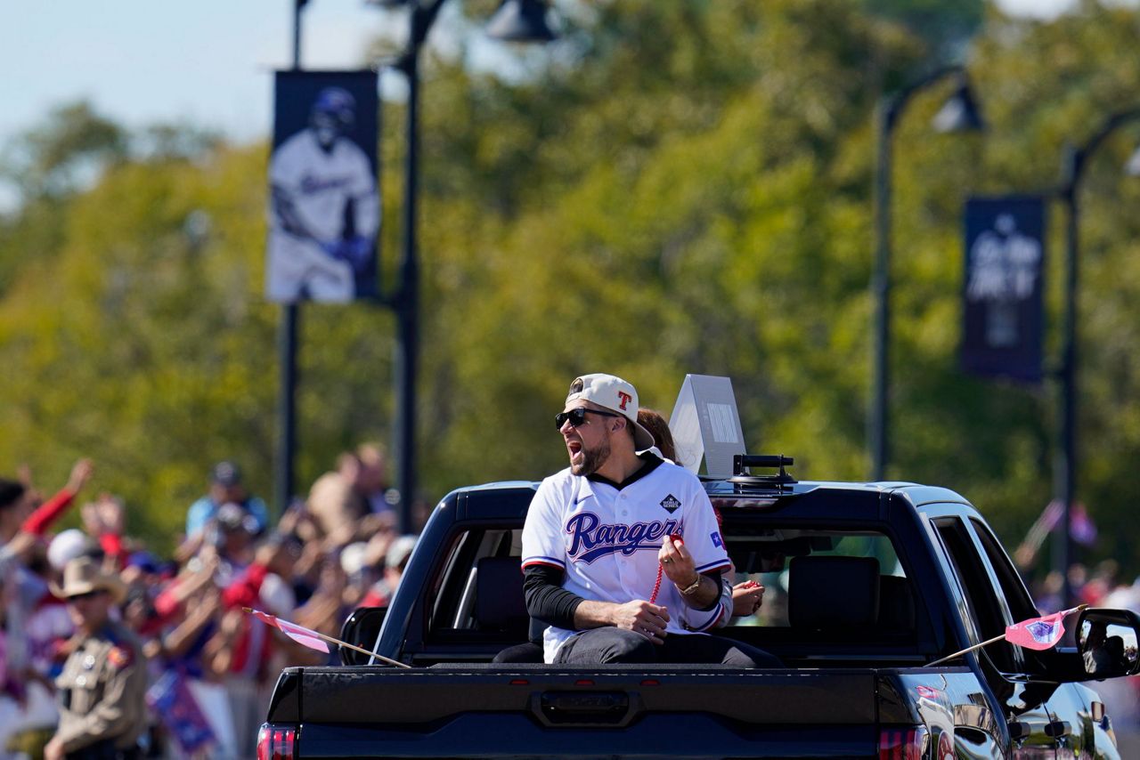 Texas Rangers and their fans celebrate World Series title with parade ...