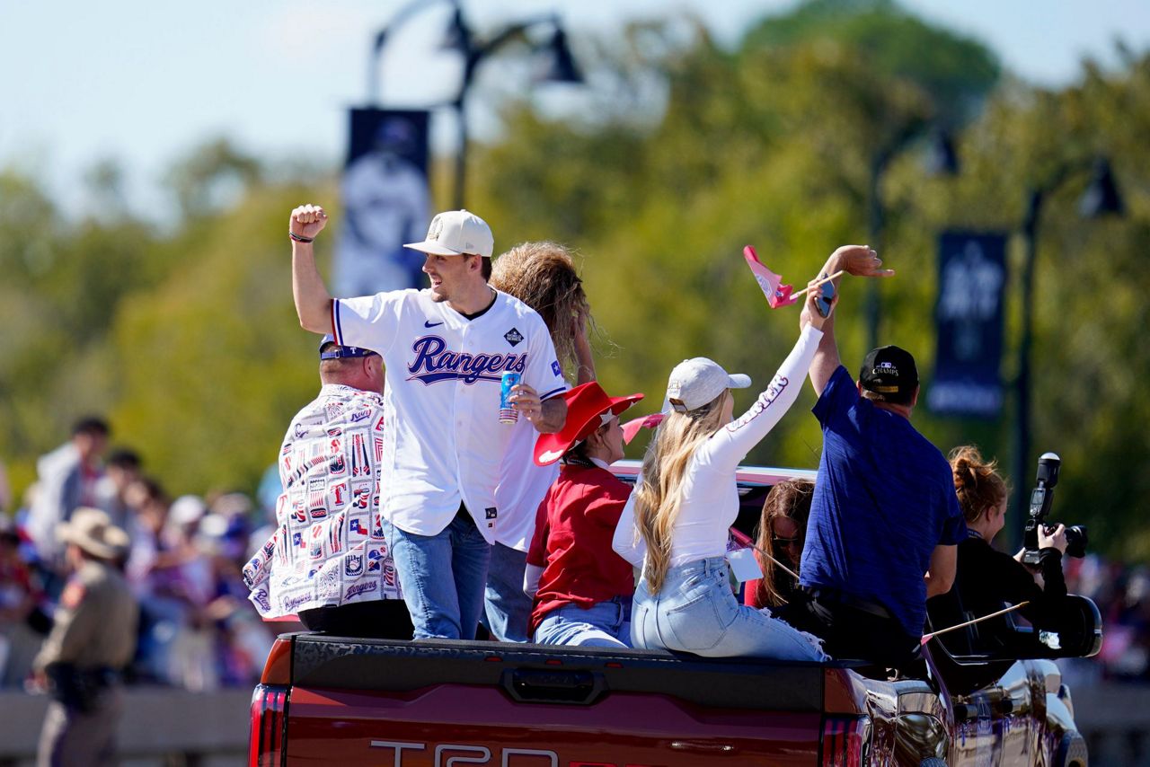 Texas Rangers and their fans celebrate World Series title with parade ...