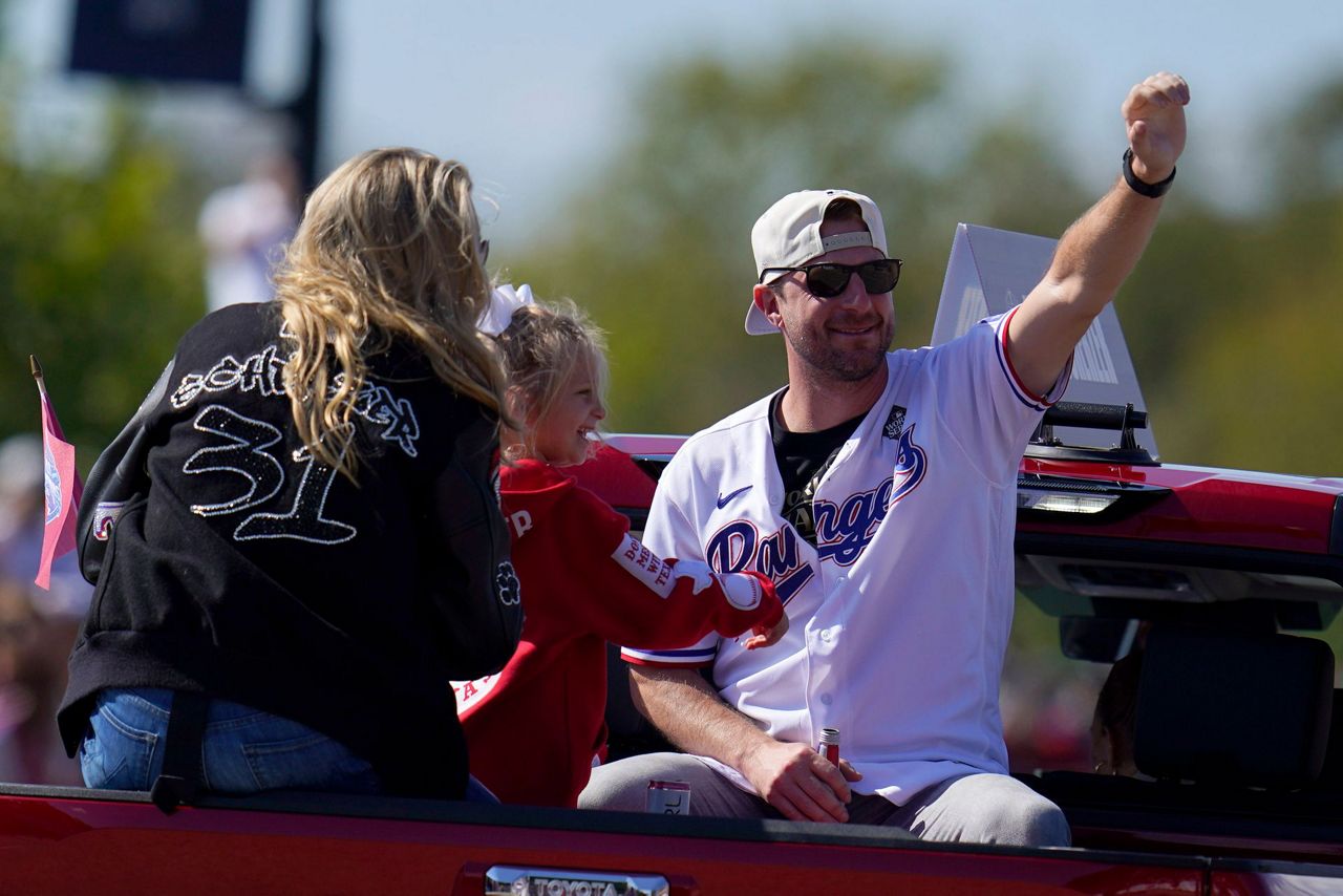 Texas Rangers and their fans celebrate World Series title with parade ...