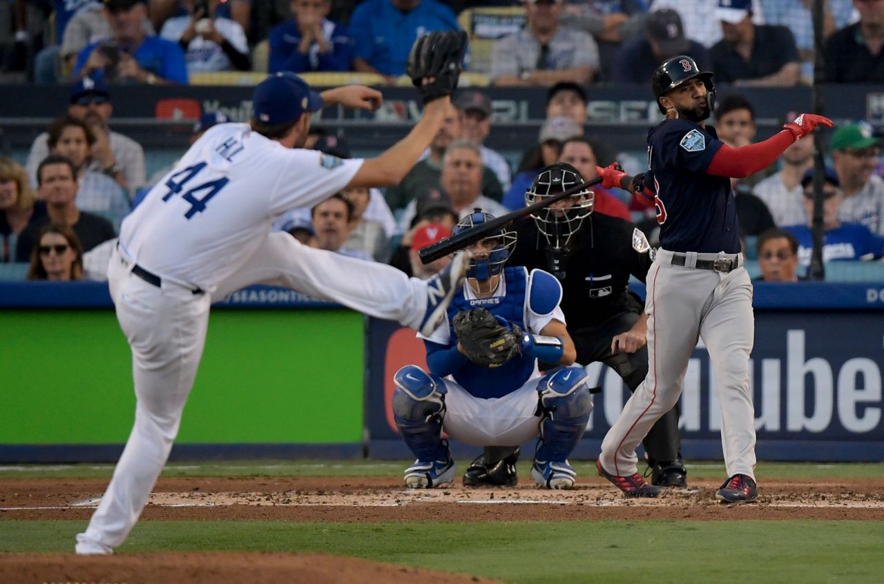 The Latest: Dodgers go back to Rich Hill as Game 4 starter