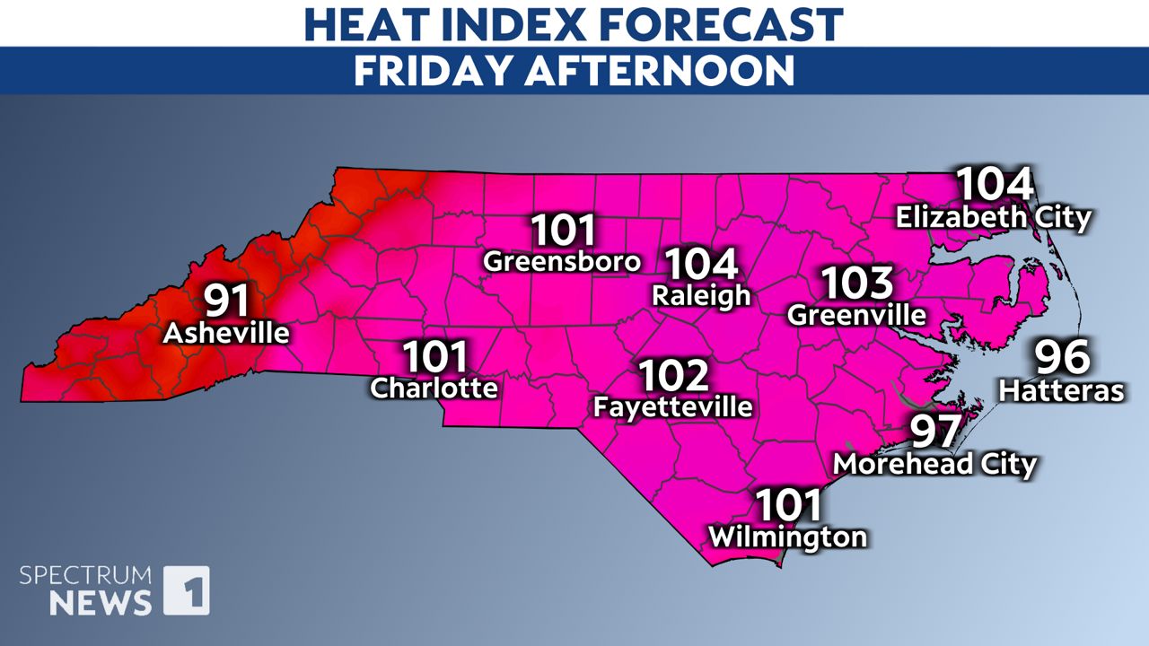 North Carolina heat wave