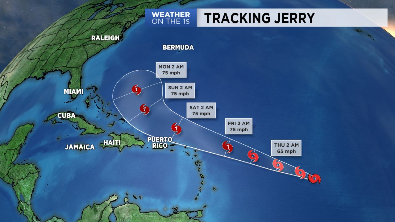 Tropical Storm Jerry Has Formed in the Atlantic