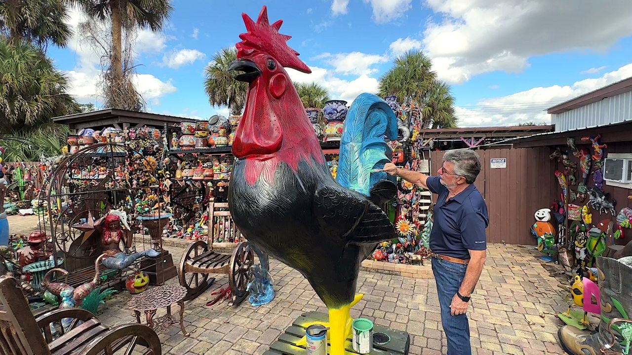 Barberville Yard Art Emporium offers unique lawn ornaments